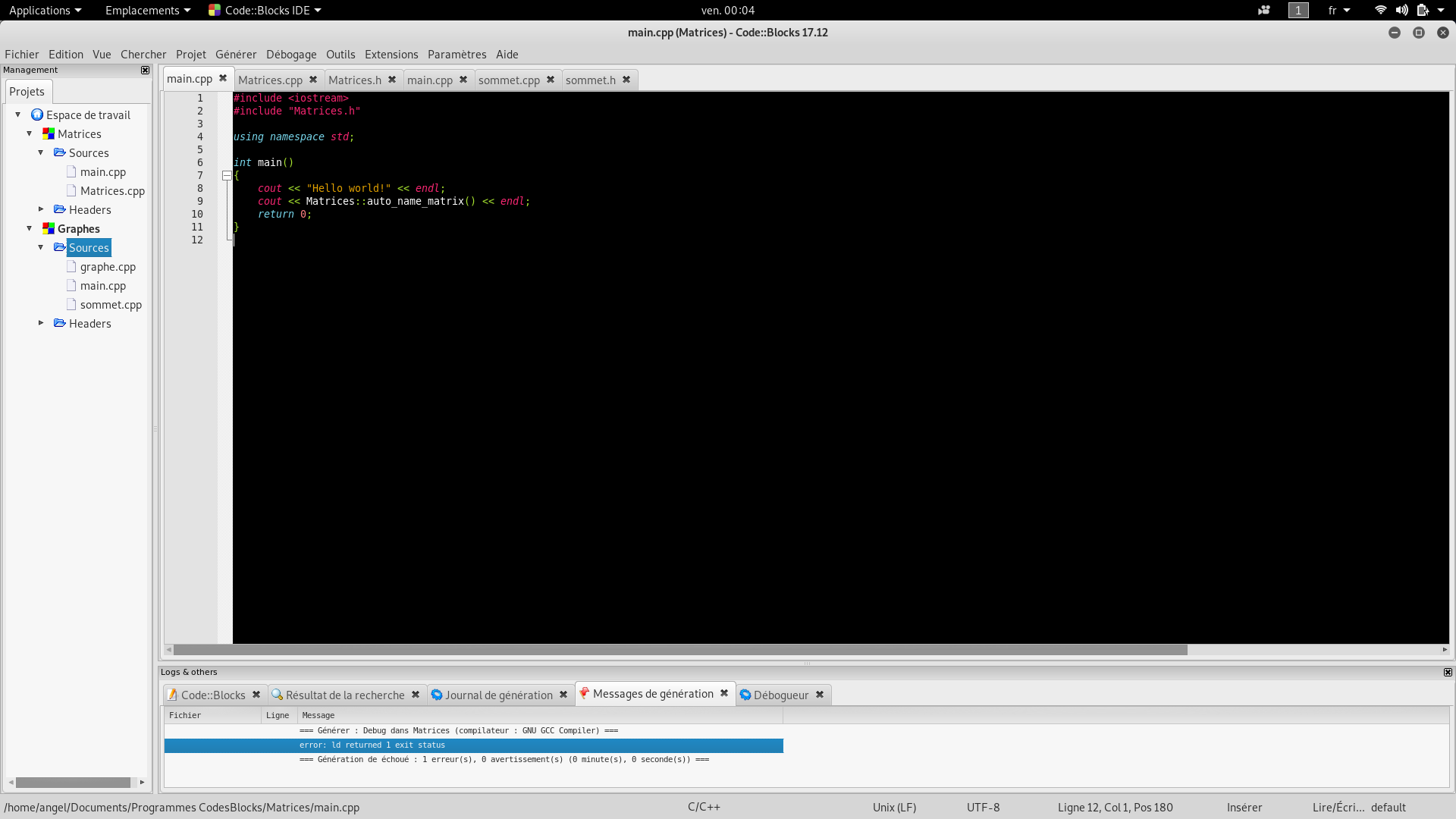 Compilation C Code Block Error Ld Returned Exited Status Par